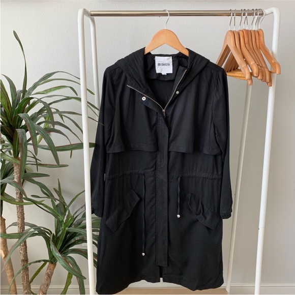 BB Dakota | Jackets & Coats | Bb Dakota Tyler Drape Tencel Trench With ...